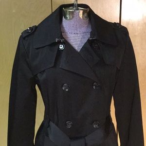 London Fog | Jackets & Coats | London Fog Lined Black Spring Rain Coat ...